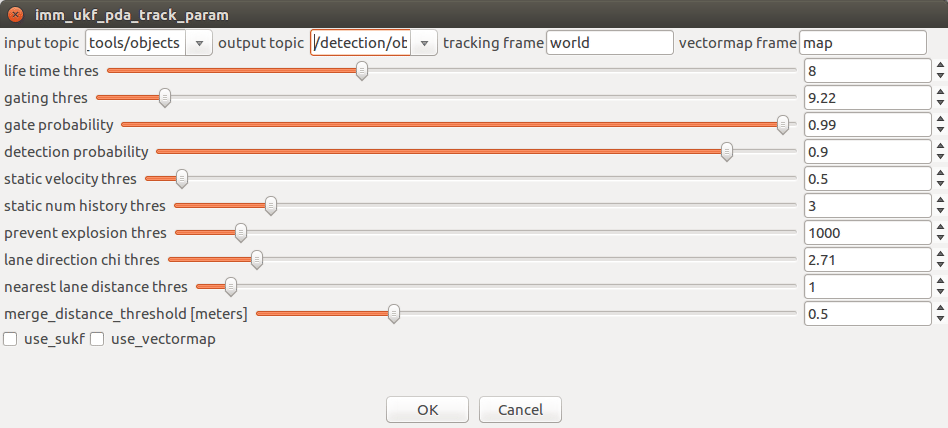 15.物体検出（クラスタトラッキング） · SMAGV - Autoware Cooperation Document