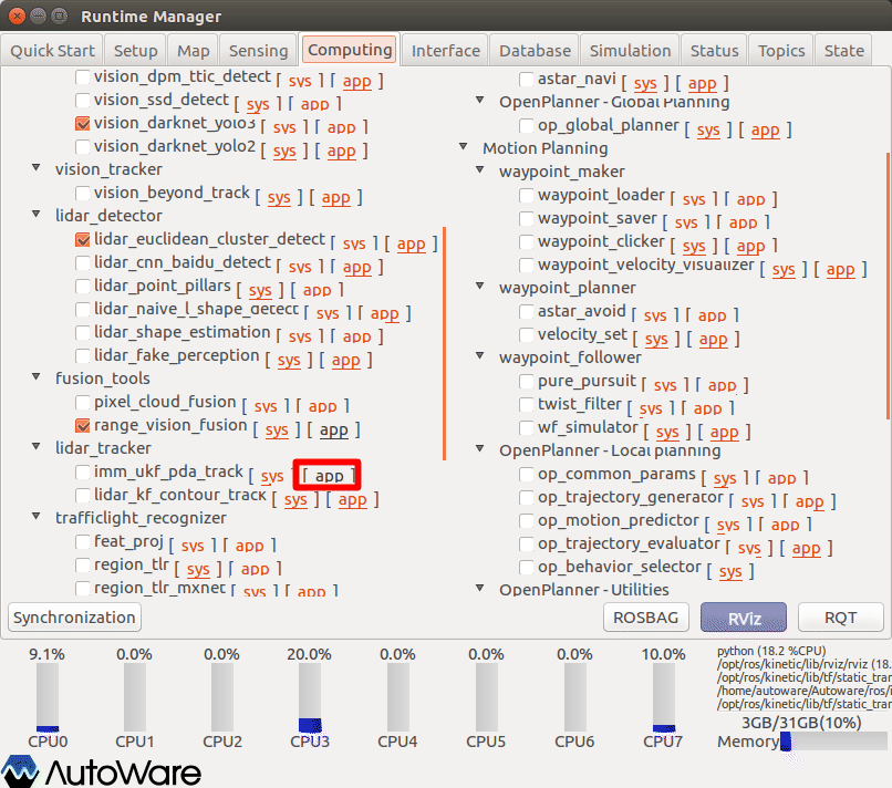 15.物体検出（クラスタトラッキング） · SMAGV - Autoware Cooperation Document